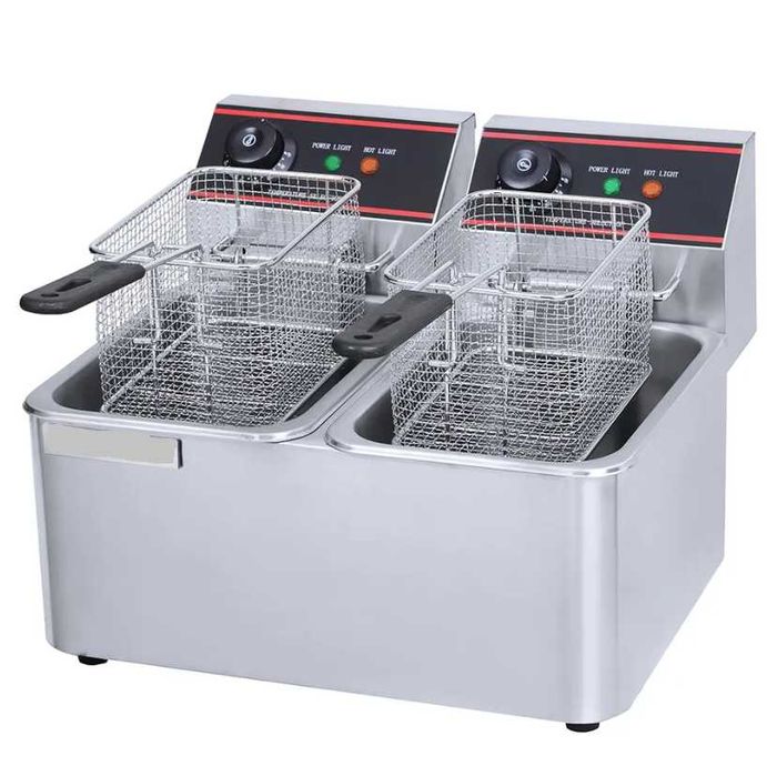 Friteuza Electrica Profesionala Dubla 8L+8L,Noua cu factura Bucuresti Sectorul 1 • OLX.ro