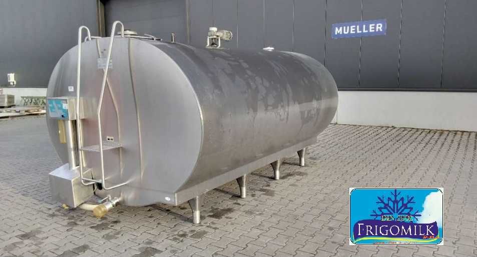 TANC LAPTE , BAZIN RACIRE , Racitor lapte MUELLER 9000 litri , complet ...