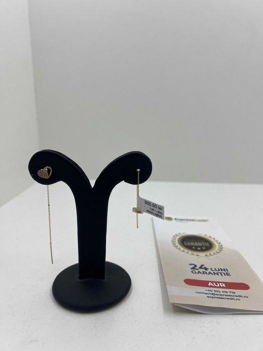 Cercei Aur 14K 1.62g (Ag25 Belvedere B.40025.2)Garantie 2 ani! Iasi • OLX.ro