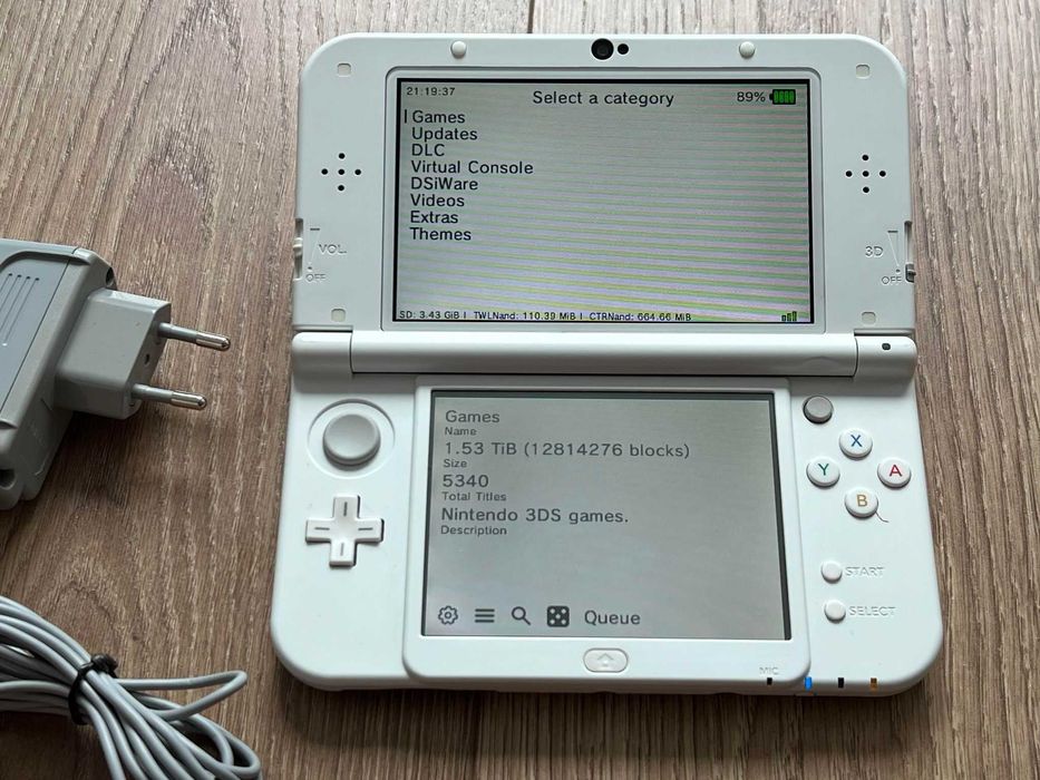 Joc copii New 3DS XL Nintendo modat 80 jocuri si H-shop, ecran sus IPS ...