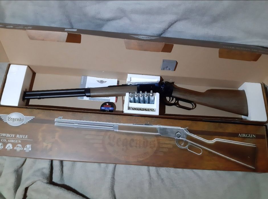 Umarex Cowboy Legends Pusca Aer Comprimat 10j 200m Airsoft bile 4,5mm ...