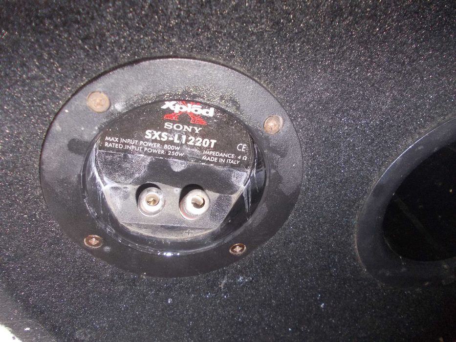 Boxa tun bass auto SONY xplod 800W subwoofer pasiv difuzor mare ITALIA ...