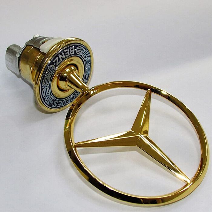 Sigla / Emblema Metalica GOLD pentru Capota Mercedes-Benz Iancu Jianu ...