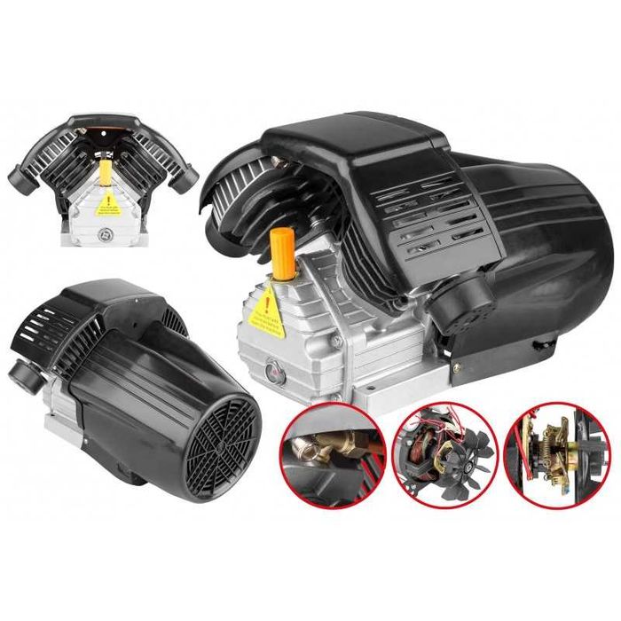 Cap compresor 350L min cu motor electric 3.5kW 50L 100L (LXC50V-2 ...