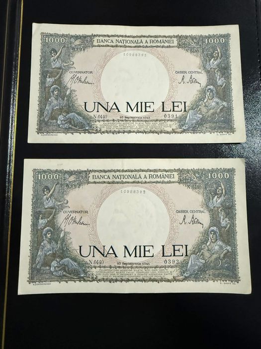3 bancnote 1000 lei , anul 1941 Craiova • OLX.ro