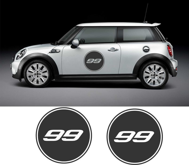 Състезателни номера Racing stickers Racing стикери Мини купър стикер гр ...