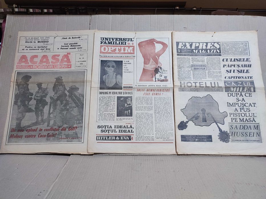 Ziare, reviste, brosuri din 1990 (multe disparute) Ploiesti • OLX.ro