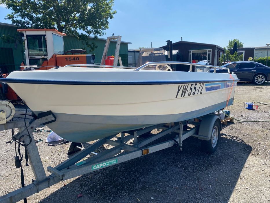 Barca cu motor si volan + peridoc ! Marca RYDS 430 GT ! motor Yamaha ...