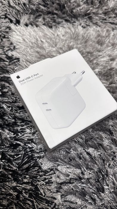 MW2K3AA/A Apple 35W Dual USB-C Port Power Adapter Model A2676 Resita ...