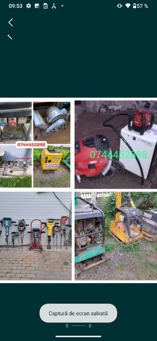 Picamar Demolator Aspirator Masina Taiat SpartBetonAsfaltInchiriGaurit ...