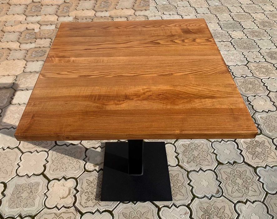 Masa cu Picior/Baza Metalica si Lemn MASIV Bucuresti Sectorul 2 • OLX.ro