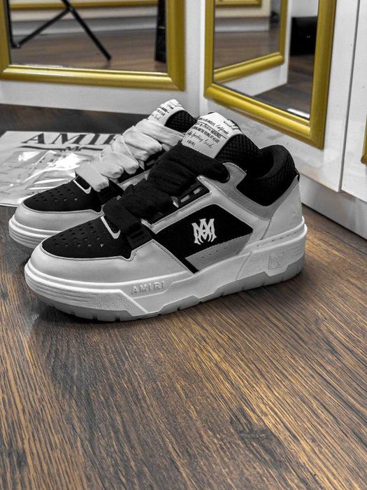 Adidasi AMIRI Model Nou de Barbati (Black&White Edition) Cluj-Napoca • OLX.ro