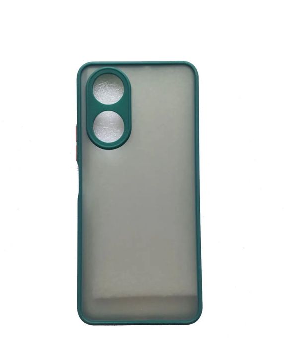 Oppo Reno 10 A57 A38 A78 A98 - Husa Mat Case Spate Plastic Neagra ...