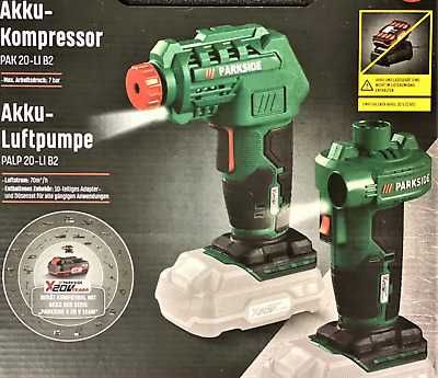 Compresor PARKSIDE PAK 20-Li B2 pompă aer fără baterie fara încărcător ...