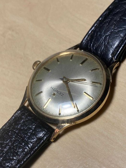 Ceas Zenith mecanic barbatesc aur 18 K 1970 Bacau • OLX.ro