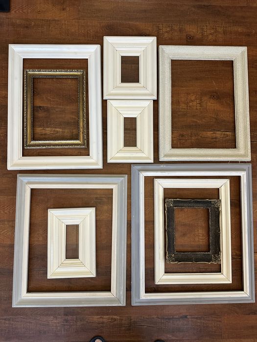 Rame din lemn pt tablouri in stare foarte vechi antice retro epoca ...