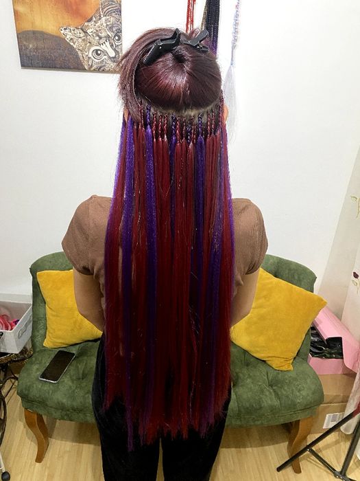 Aplicare extensii sintetice afro pentru alungire si indesire Bucuresti ...