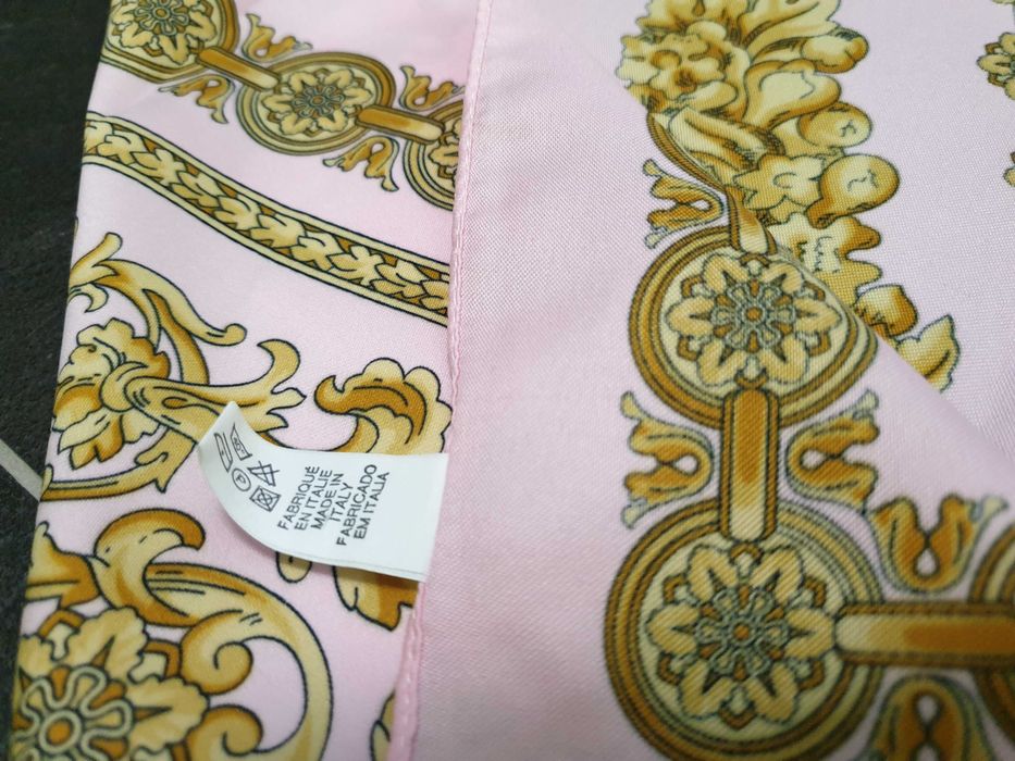 Esarfa / fular / sal / batic vintage din matase, fabricat Italia Cluj ...