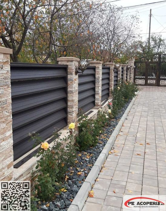 Modele gard jaluzea - modele porti -montaj poarta -montaj gard jaluzea ...