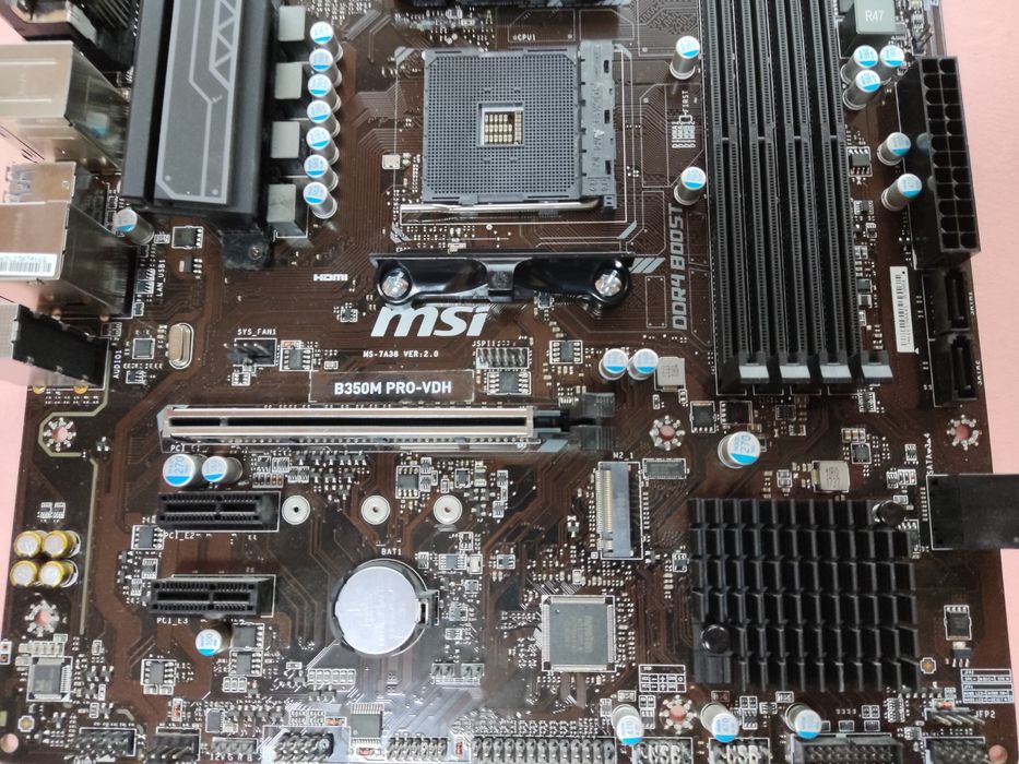 Дъно Amd MSI B350m Pro VDH гр. Стара Загора Опълченски • OLX.bg