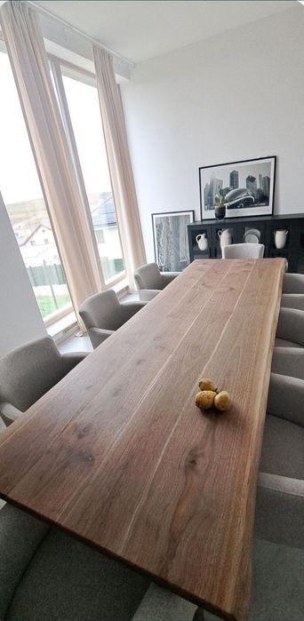 Execut trepte pentru scara, mese ,rafturi din cherestea de Nuc Ame ...