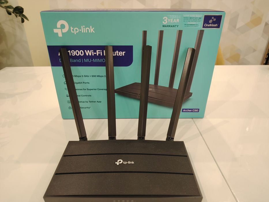 Wi fi рутер Tp-link Archer C80 гр. Варна м-т Пчелина • OLX.bg