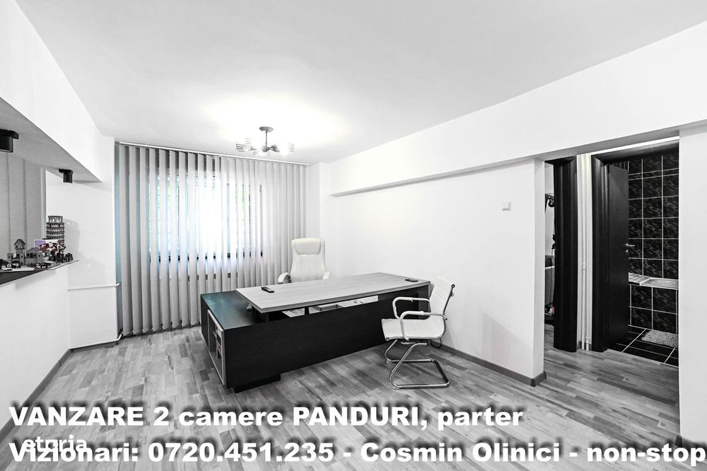 VANZARE 2 camere Sos. . Panduri, parter , renovare premium, stradal ...