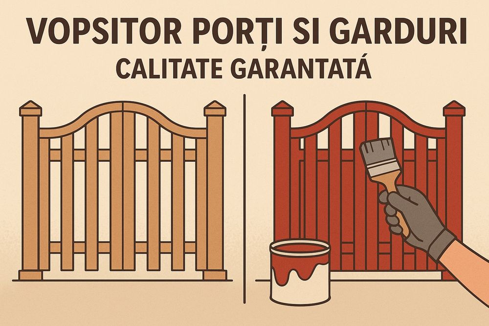 Vopsitor porti și garduri / reparare confectii metalice Timisoara • OLX.ro