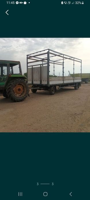 Remorca panav trailer baloti 7.5 metri Simand • OLX.ro