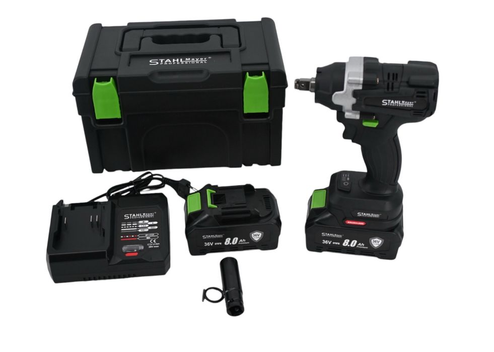 Акумулаторен ударен комбиниран гайковерт StahlMayer 36V 8Ah 850 N/m гр. София Надежда 4 • OLX.bg
