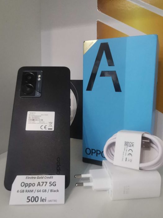 Oppo A77 5G 4GB RAM/64GB/Cutie+Incarcator ID6736 Iasi • OLX.ro