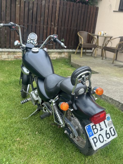 *RATE*Chopper REX 125cm motocicleta 2locuri acte la zi doar 13.000km ...