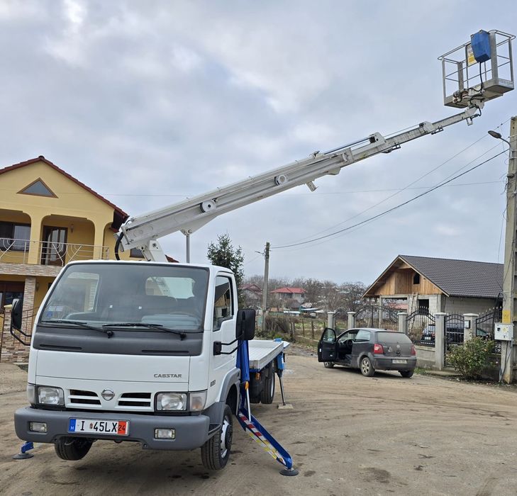 Nissan Cabstar Nacela PRB !! 19 METRI !! 2006 !! Cudalbi • OLX.ro