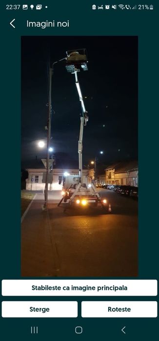 Inchiriere nacela PRB 17m Lugoj • OLX.ro