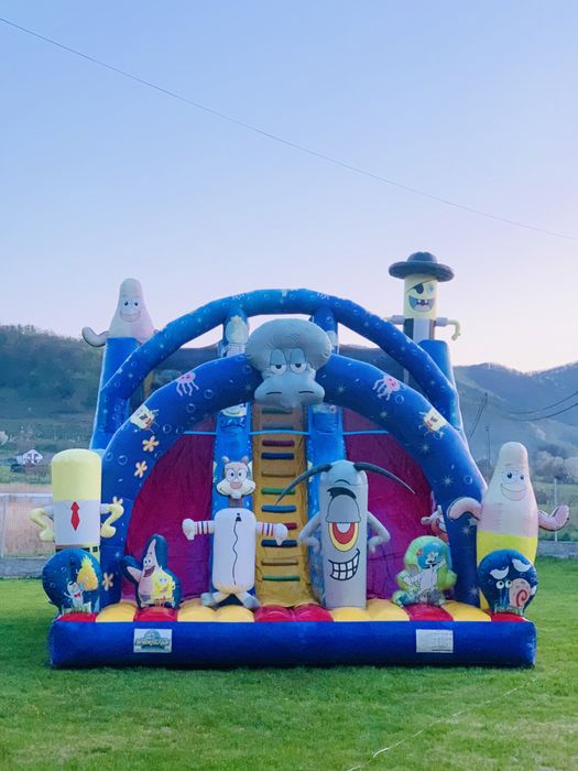 Topogan/tobogan gonflabil Sponge Bob Aiud • OLX.ro