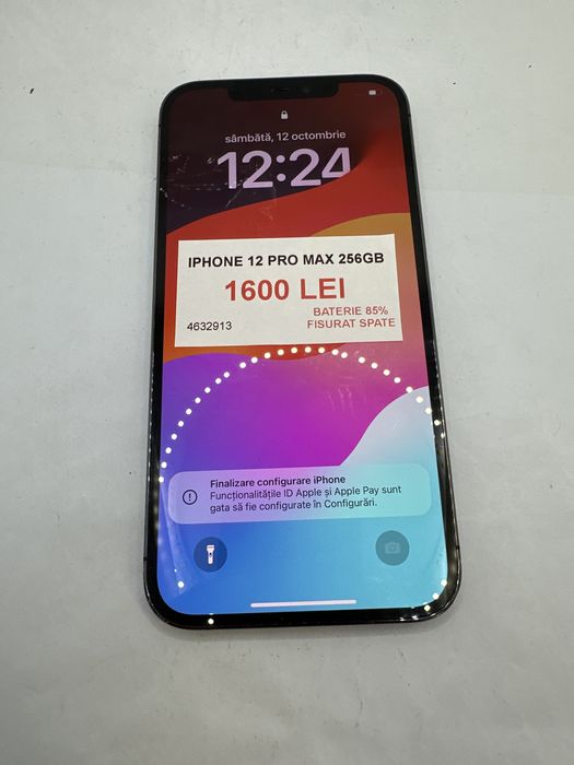 Iphone 12 Pro Max 256gb Fisurat spate •Amanet Crangasi Lazar•46329 ...