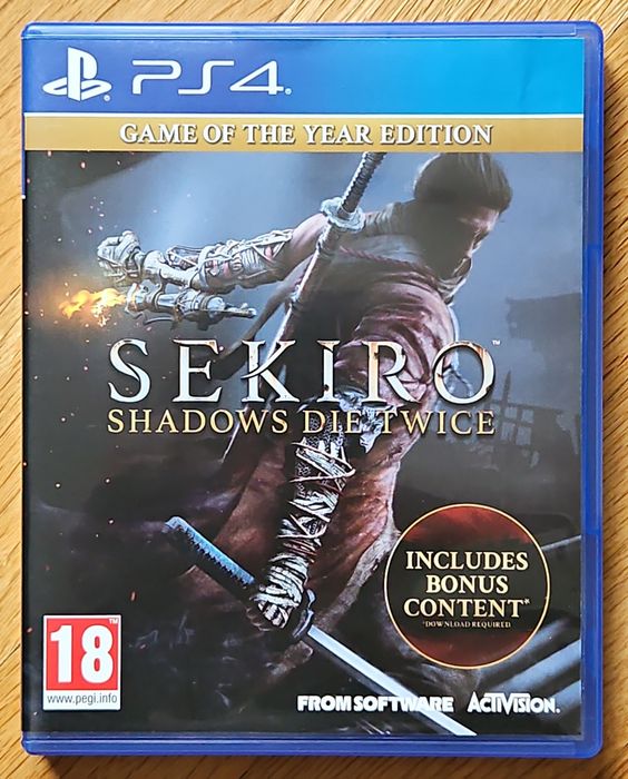 Sekiro Shadows Die Twice G.O.T.Y PS4 Playstation 4 Плейстейшън 5 PS5 гр. Варна Зимно кино Тракия ...