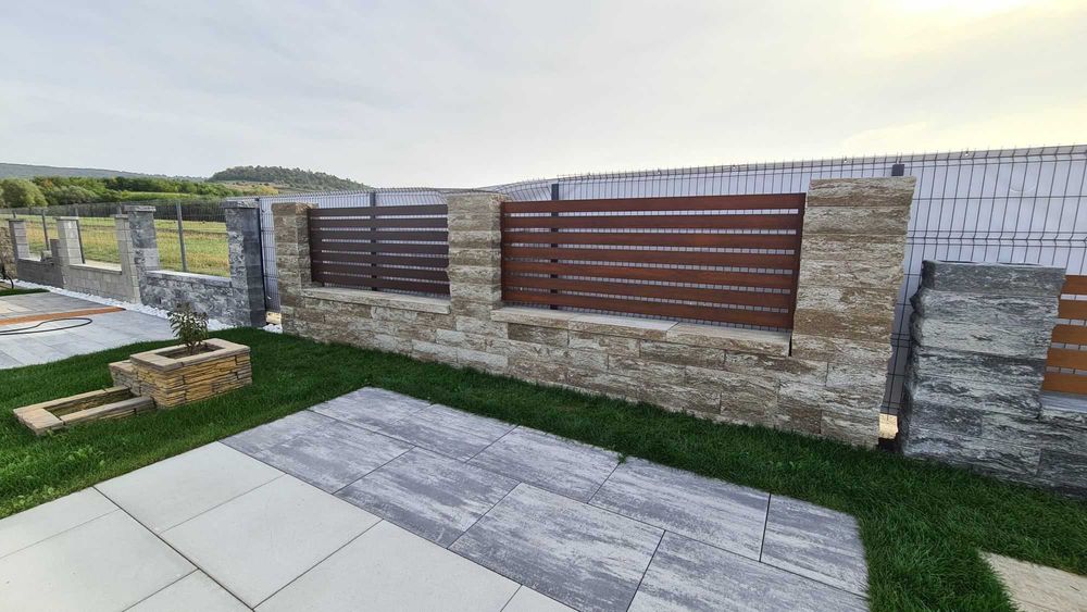 Boltar gard splitat 60x30x16 cm mokka Odorheiu Secuiesc • OLX.ro