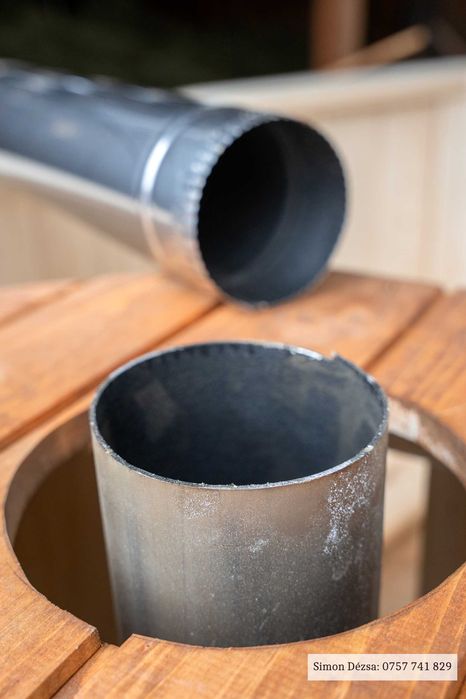 Ciubar din lemn cu soba inox si toate componentele inclus in pret ...