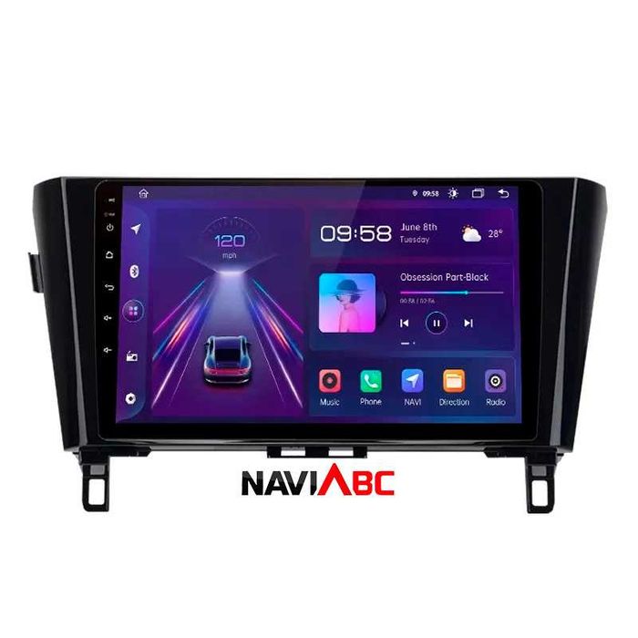Navigatie Android Nissan Qashqai J11 2013+ 1/2/4/8GB RAM - Carplay ...