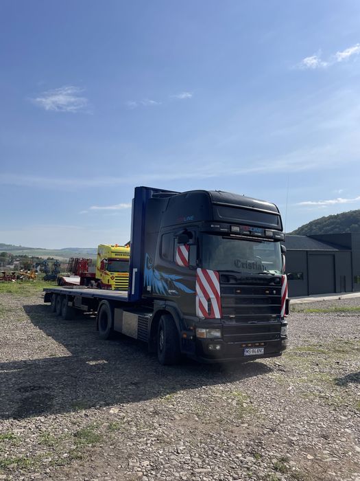 Vand Ansamblu Scania V8 + platforma mega Falticeni • OLX.ro