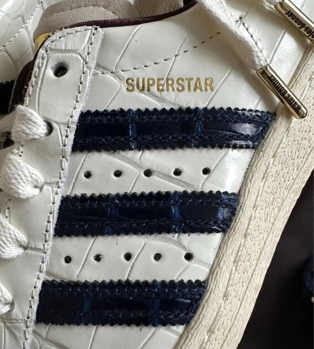 Adidas Super Star x Wales Bonner White Croc Model Rar- 100% original ...