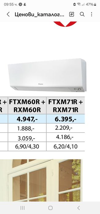 Нов климатик Daikin Ftxm71 rxm71 24ka транспортен дефект гр. Русе ...
