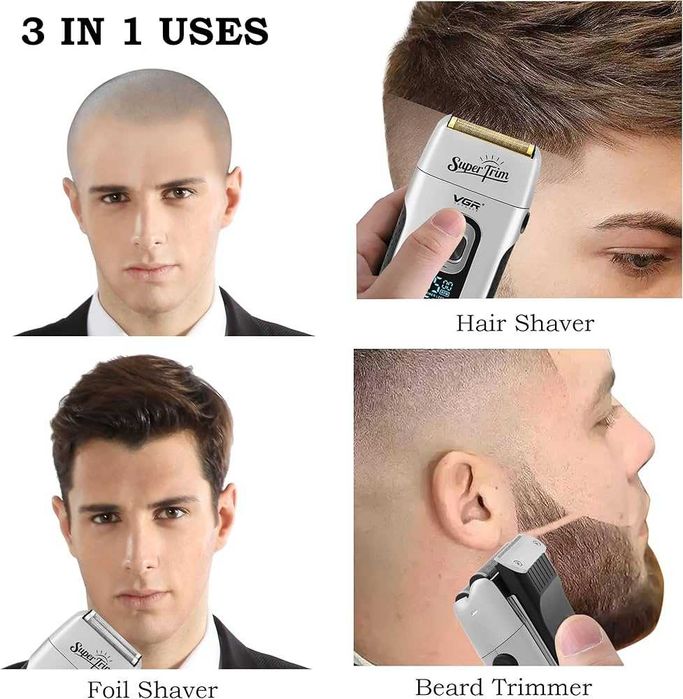 VGR v-332 Професионален Висок Клас Шейвър тример брада гр. Силистра Промишлена зона - Юг • OLX.bg