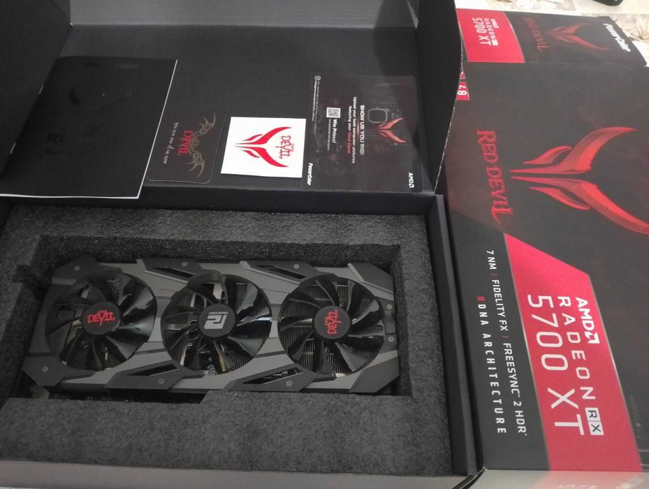 Видеокарта: RX5700 XT RED DEVIL - 8GB GDDR6 - ГАРАНЦИЯ гр. София Младост 3 • OLX.bg