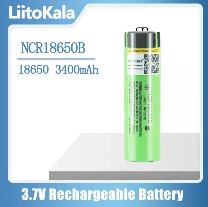 Аккумуляторы LiitoKala NCR 18650 B, 3200÷3400мАч, для фонарей и т.д ...