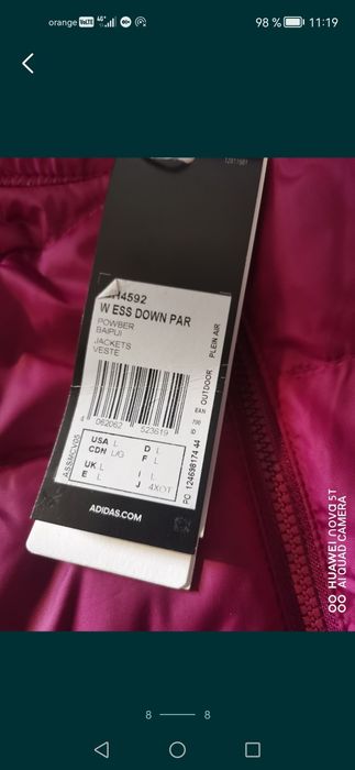 Geaca Adidas dama w ess down par.. Bucuresti Sectorul 2 • OLX.ro