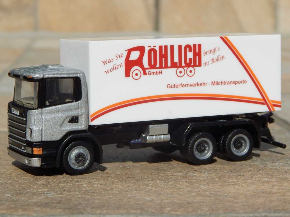 Macheta camion Scania 144L 530 1999 scara 1:72 Rohlich Bucuresti ...