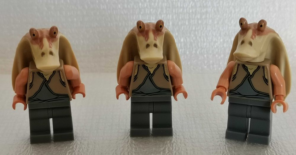 MiniFigurine Lego Star Wars Luke Skywalker Wicket Ewok JarJar Binks ...