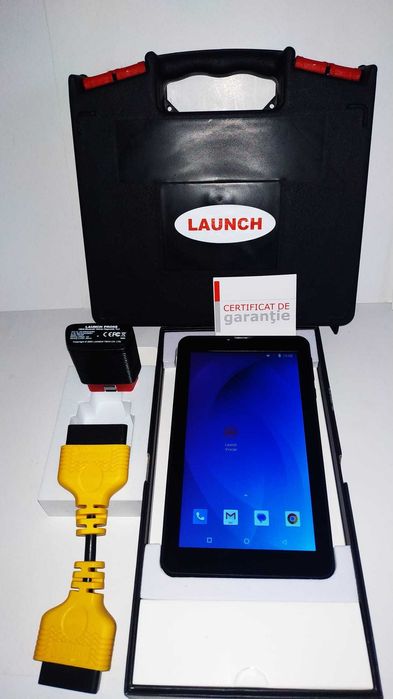 Kit Interfata Auto LAUNCH PRO5S X431 V+ Scan Easydiag + Tableta Noua ...